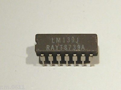 3x LM139J QUAD DIFFERENTIAL COMPARATOR DIC14 ceramic "Raytheon" | eBay