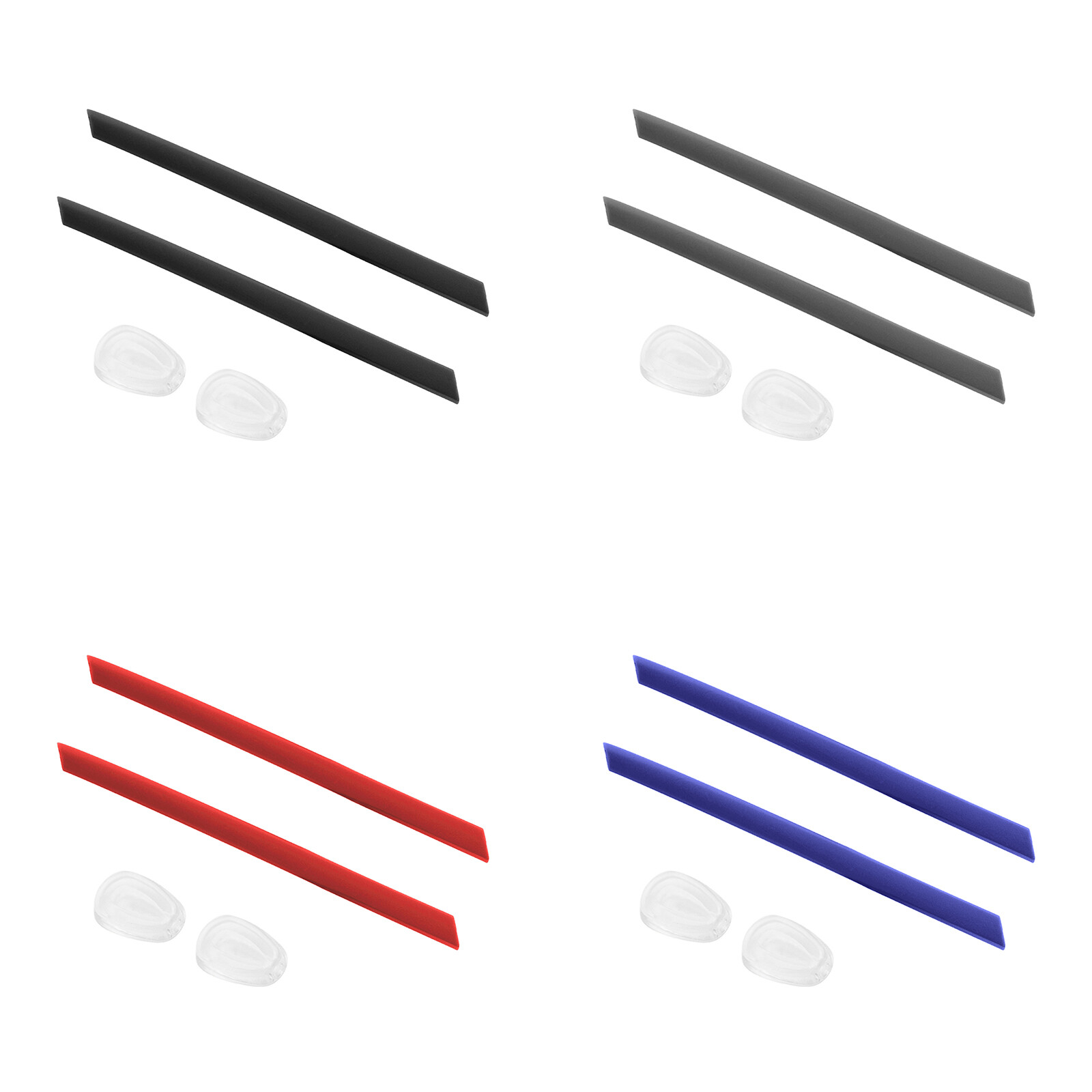 Replacement Ear Socks Kit Nose Pads Pieces for-Oakley Gauge 8 Sunglass ...