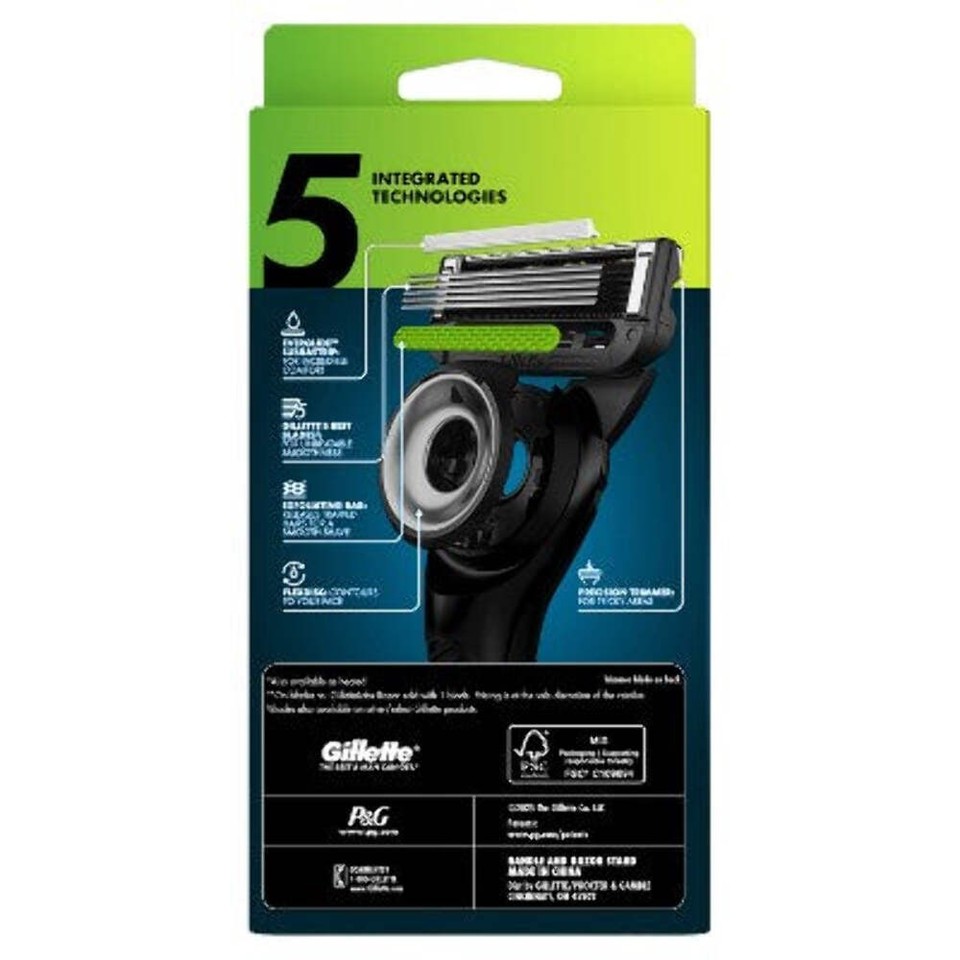Gillette Labs Men's Special NFL Lions Edition Shaving Razor with 4 ...