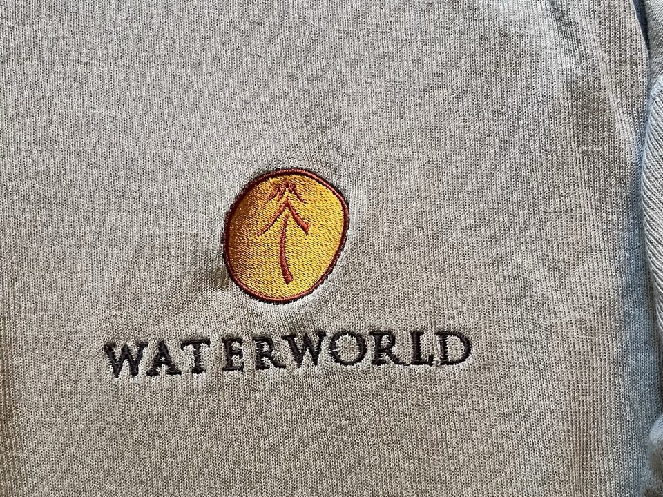 Waterworld Movie Men’s Shirt With Logo MCA Universal 1995 | eBay