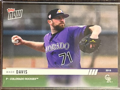 2019 Topps Now #OD-401 Wade Davis Colorado Rockies | eBay