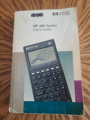 Hewlett Packard HP 48G User's Guide Manual | eBay