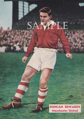 Duncan Edwards - Manchester United 6x4 image re print | eBay UK