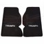 New Set Plush Carpet Floor Mats Triumph TR4 TR4A TR250 TR6 Triumph Logo ...