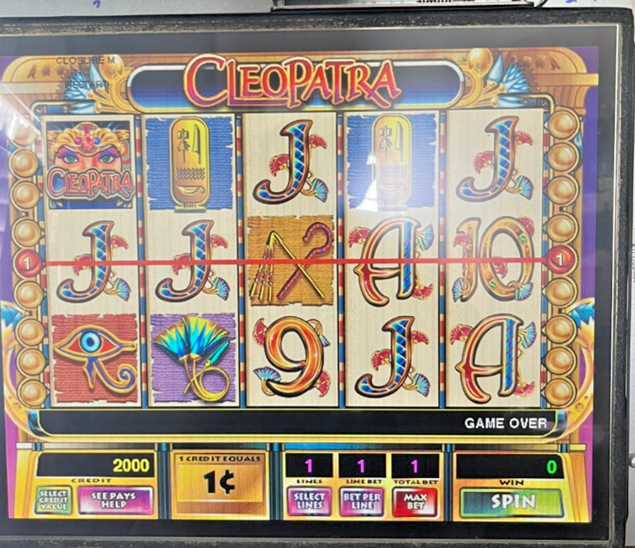 IGT IGame Cleopatra Software 5 Reels 9 Paylines | eBay