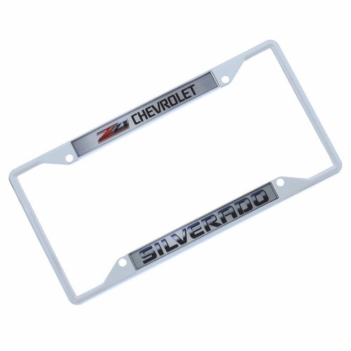 Chevrolet Z71 Silverado License Plate Frame (Chrome) | eBay