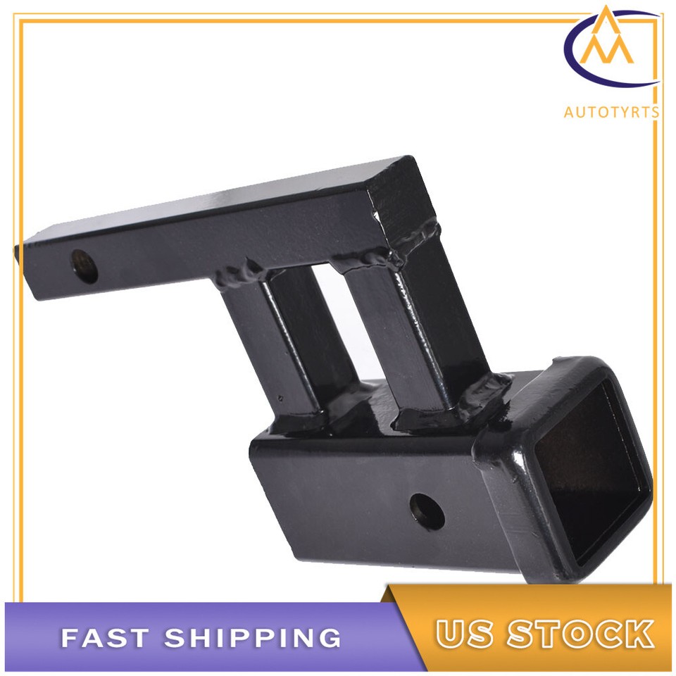 Trailer Hitch Receiver Rise-Drop Extender Extension Tow Adapter 1-1/4 ...