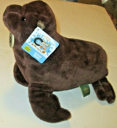 Wild Republic CUDDLEKINS Plush Brown Seal SEA LION Stuffed doll CENTRAL ...