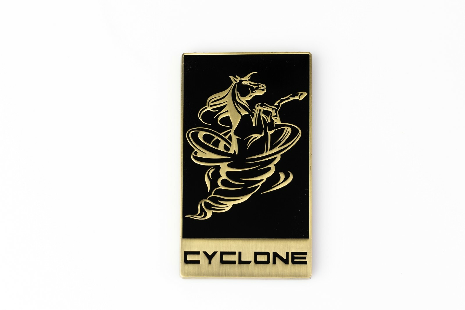 2011-2017 Mustang Cyclone Badge - GT350 V6 Emblem- All Metal Epoxy ...