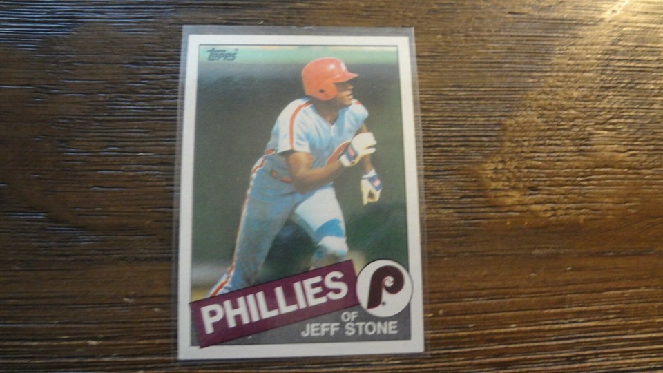 1985 TOPPS # 476 JEFF STONE BASEBALL CARD | eBay