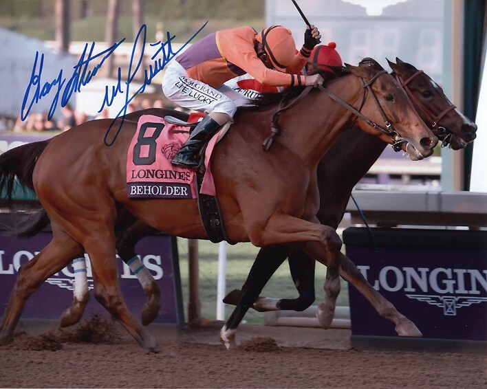 Beholder / Songbird 2016 BC Distaff 8" x 10" framed Photo Signed Smith ...