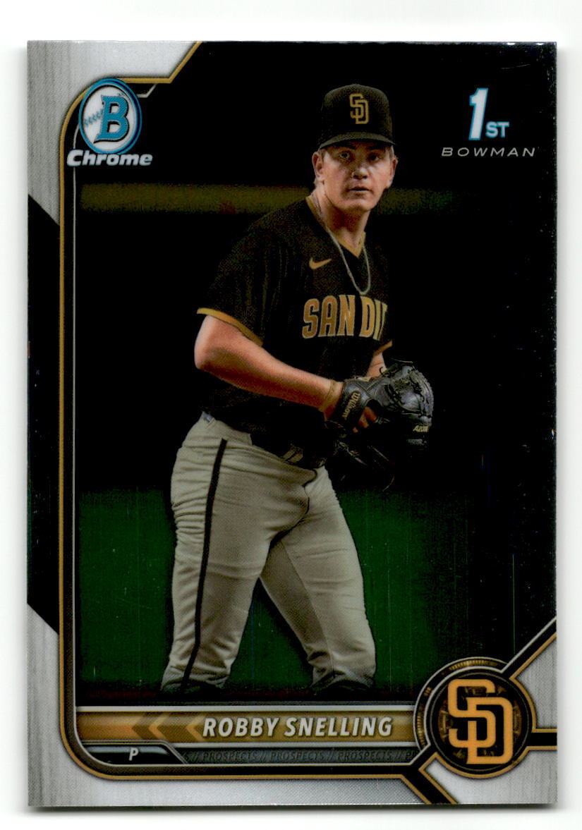 2022 Bowman Robby Snelling San Diego Padres Rookie RC Baseball Card | eBay