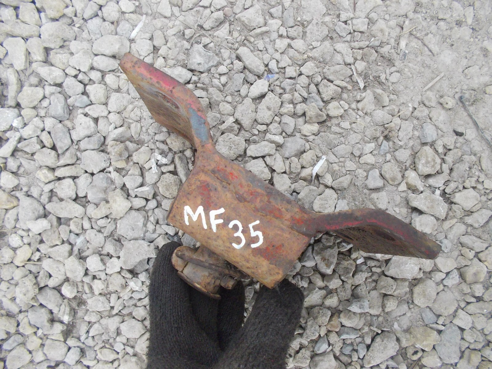 Massey Ferguson 35 MF tractor Orgnal drawbar draw bar tongue anchor ...