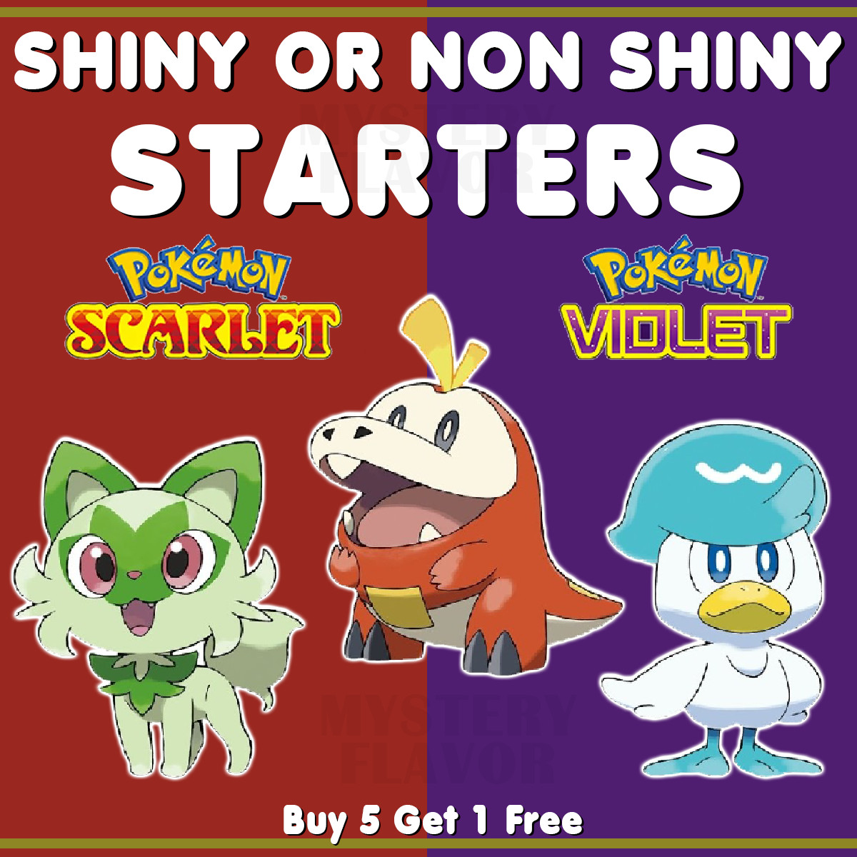 Shiny Pokemon Starters