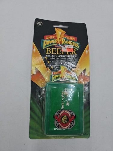 Mighty Morphin Power Rangers Sound Toy 3 Function Beeper Green 1993 for ...