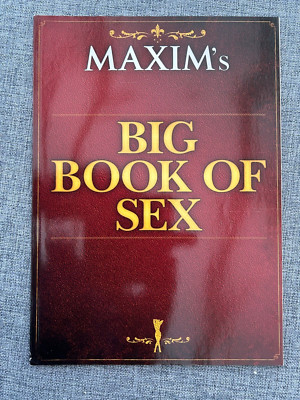 MAXIM MENS MAGAZINE SUPPLEMENT BIG BOOK OF SEX | eBay