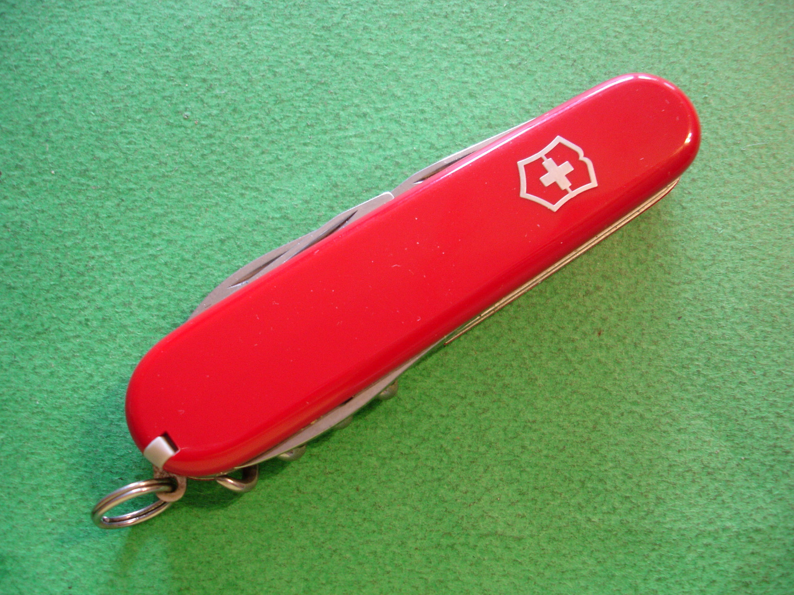 GENUINE VICTORINOX RED SPARTAN 91mm 14-FUNCTION SWISS ARMY KNIFE CLEAN ...