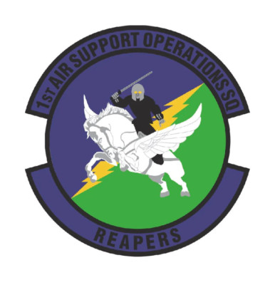 12" 1ST AIR SUPPORT OPERATIONS SQUADRON REAPERS MILITARY STICKER DECAL ...