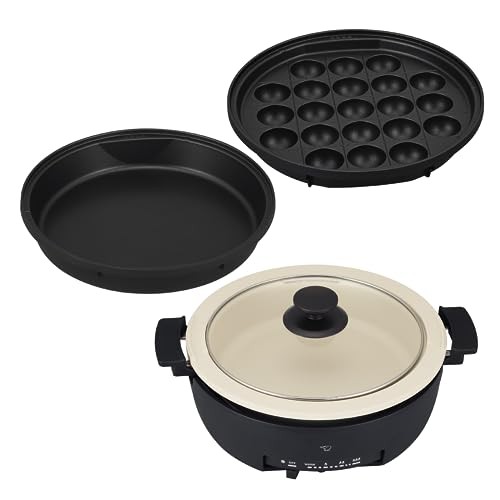 Zojirushi Grill Pan 3-Piece Type Ajimaru Clay Pot Style Pan Takoyaki ...
