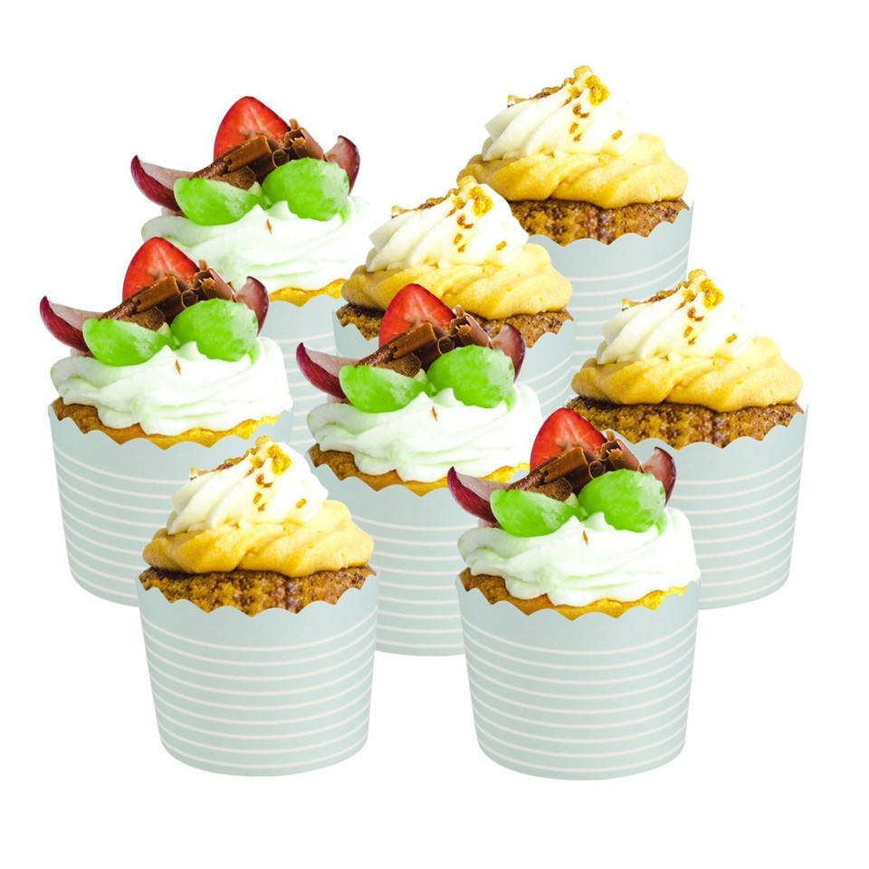 50 pezzi Mini torta di tazze di carta per muffin usa e getta per ...