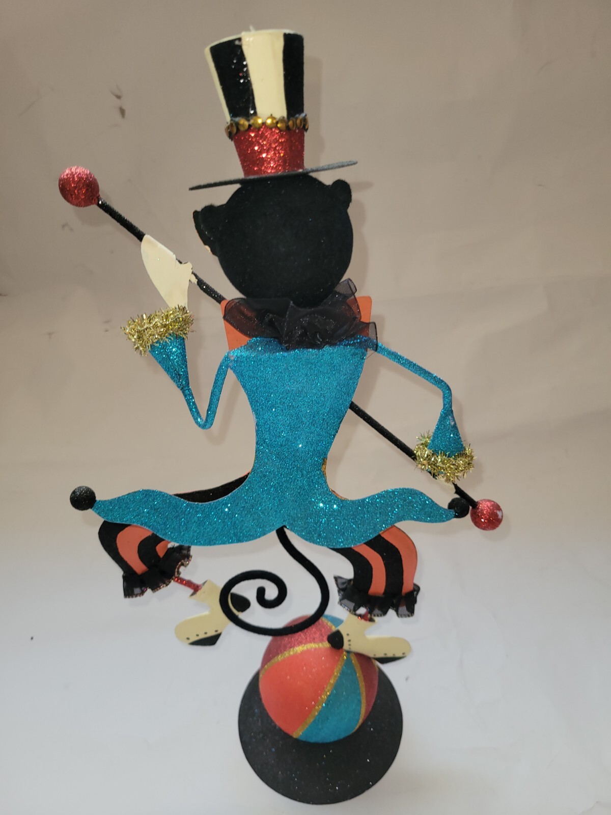 Pier 1 Enchanted Circus "The Acrobat" Metal Monkey Halloween Figurine ...