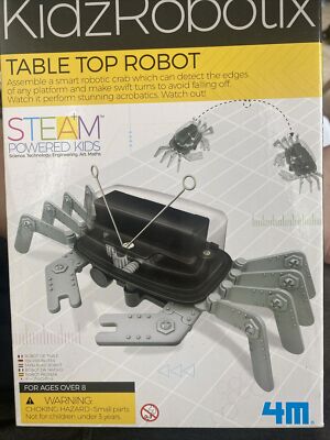 4M Kidz Robotix Table Top Robot New Sealed Science Robotics Electronics ...