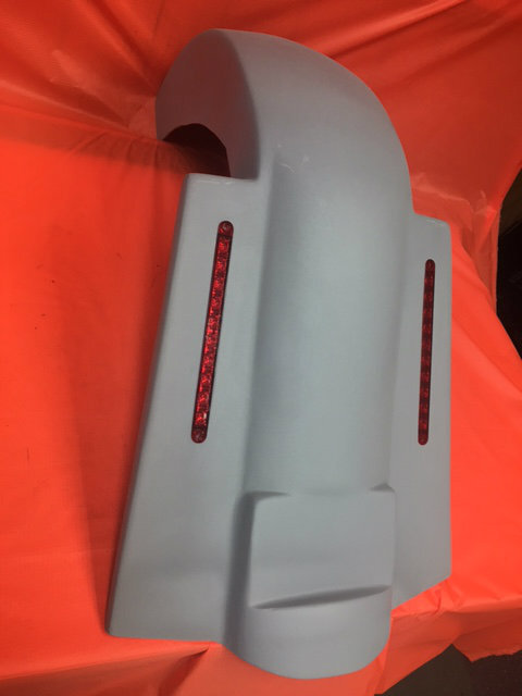 Bagger Dual 9" LED Light Strips Rear Fender Stop, Turn Signals ...