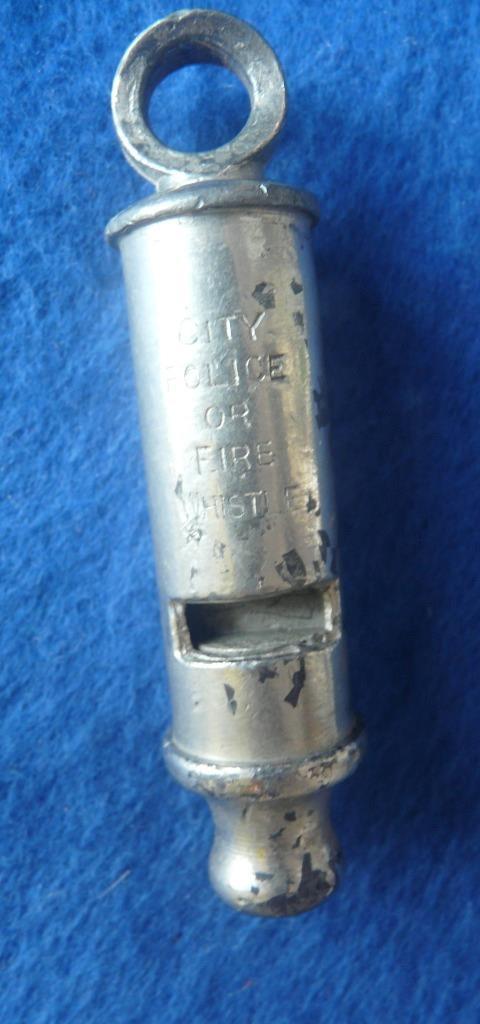 city police fire whistle vintage collectable heavy | eBay UK