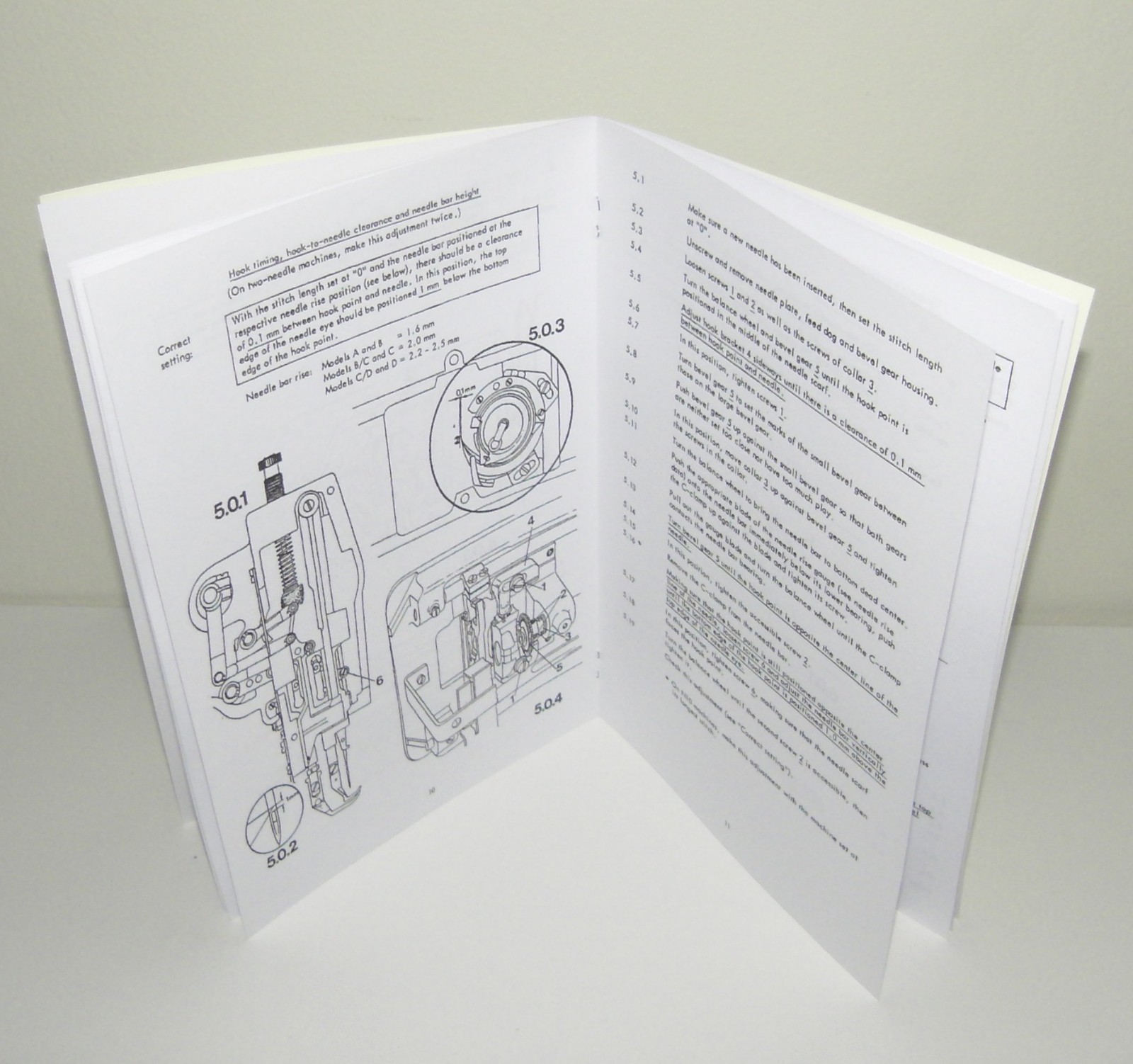Pfaff 245 1245 246 1246 Sewing Machine Service Manual Instructions ...