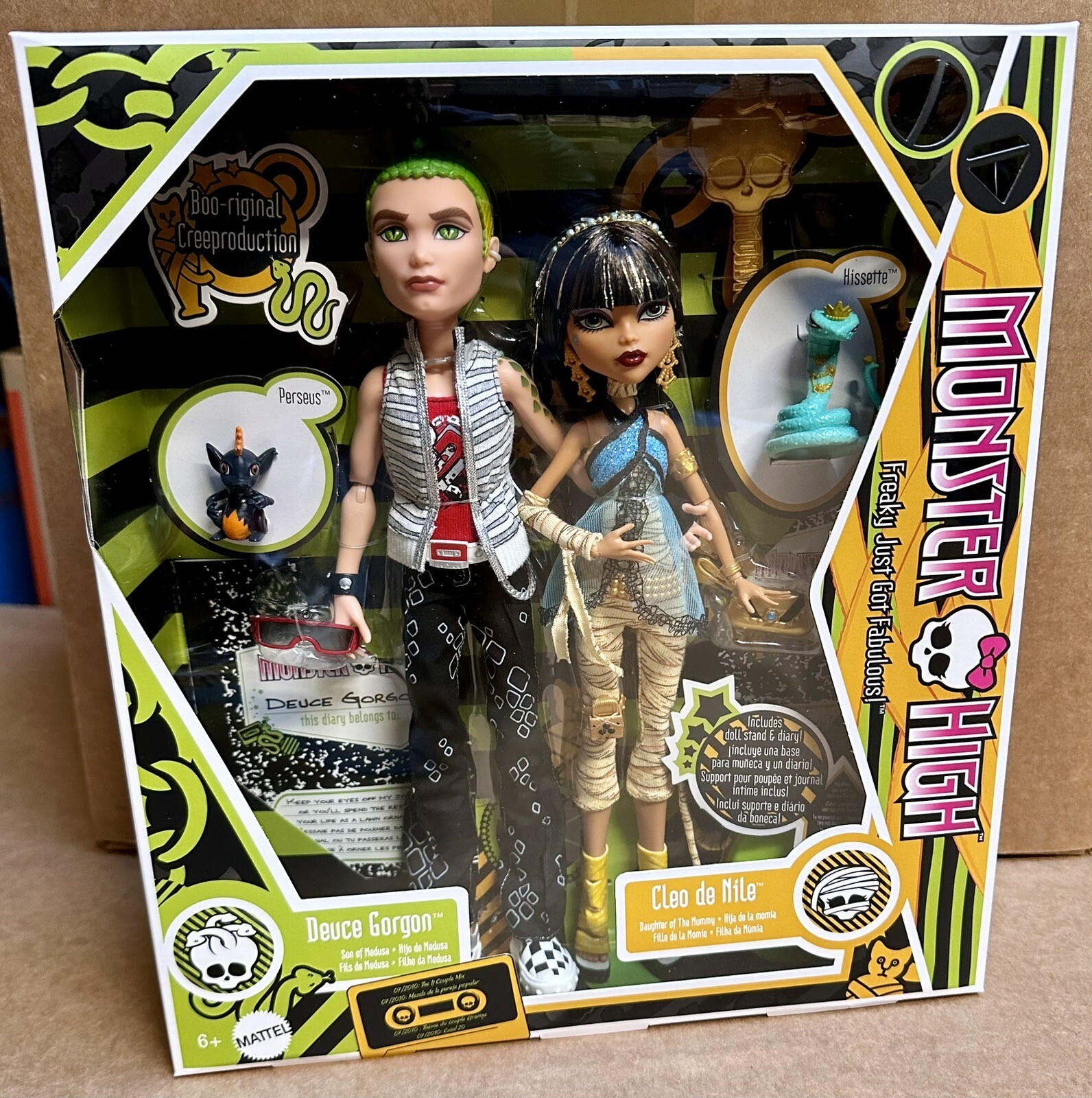 2024 Monster High Deuce Gorgon & Cleo De Nile Creeproduction Fashion ...