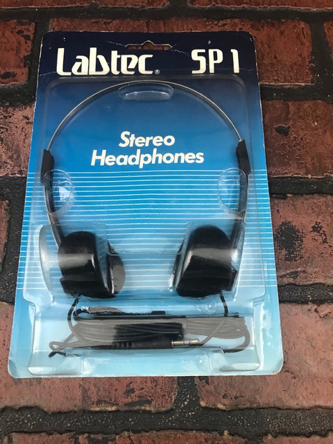 Vintage Labtec Sp1 Dynamic Full Range Stereo Headphones 1992 for sale ...