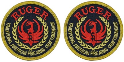 Ruger Firearms Embroidered PATCH |2PC iron on or Sew on 3"x3" | eBay