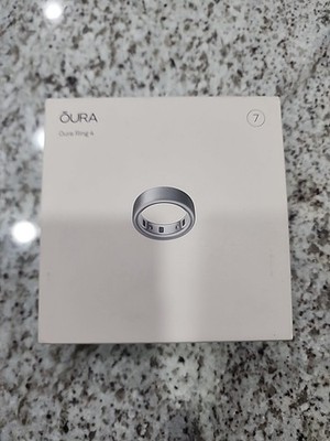 New (Opened Box) Oura Ring Gen 4 Brushed Silver Size 7 | eBay