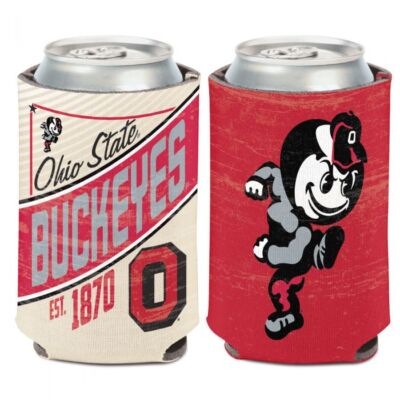OHIO STATE BUCKEYES CLASSIC BRUTUS SOFT FOAM CAN BOTTLE COOZIE KOOZIE ...