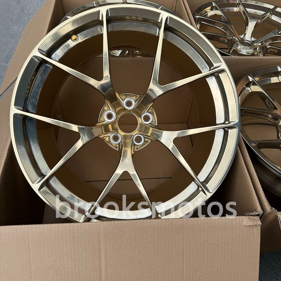 20" FORGED FROZEN GOLD WHEELS RIM FITS FOR 2020+ BMW M3 G80 M4 G82 ...