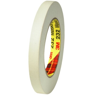 1/4" X 60 Yards 3M™ 232 Masking Tape (144 Per/Case) | eBay