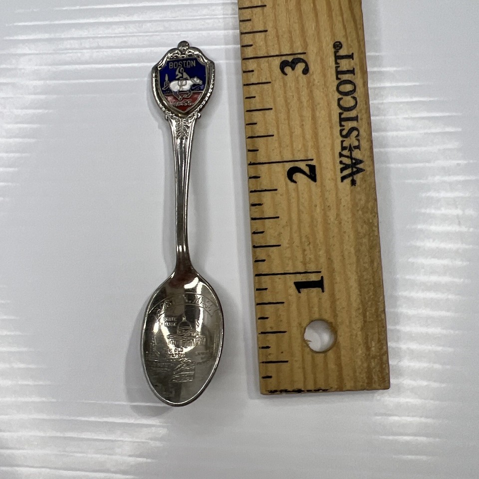 Boston Massachusetts Enamel Crest Horse Old State Bunker Vintage ...