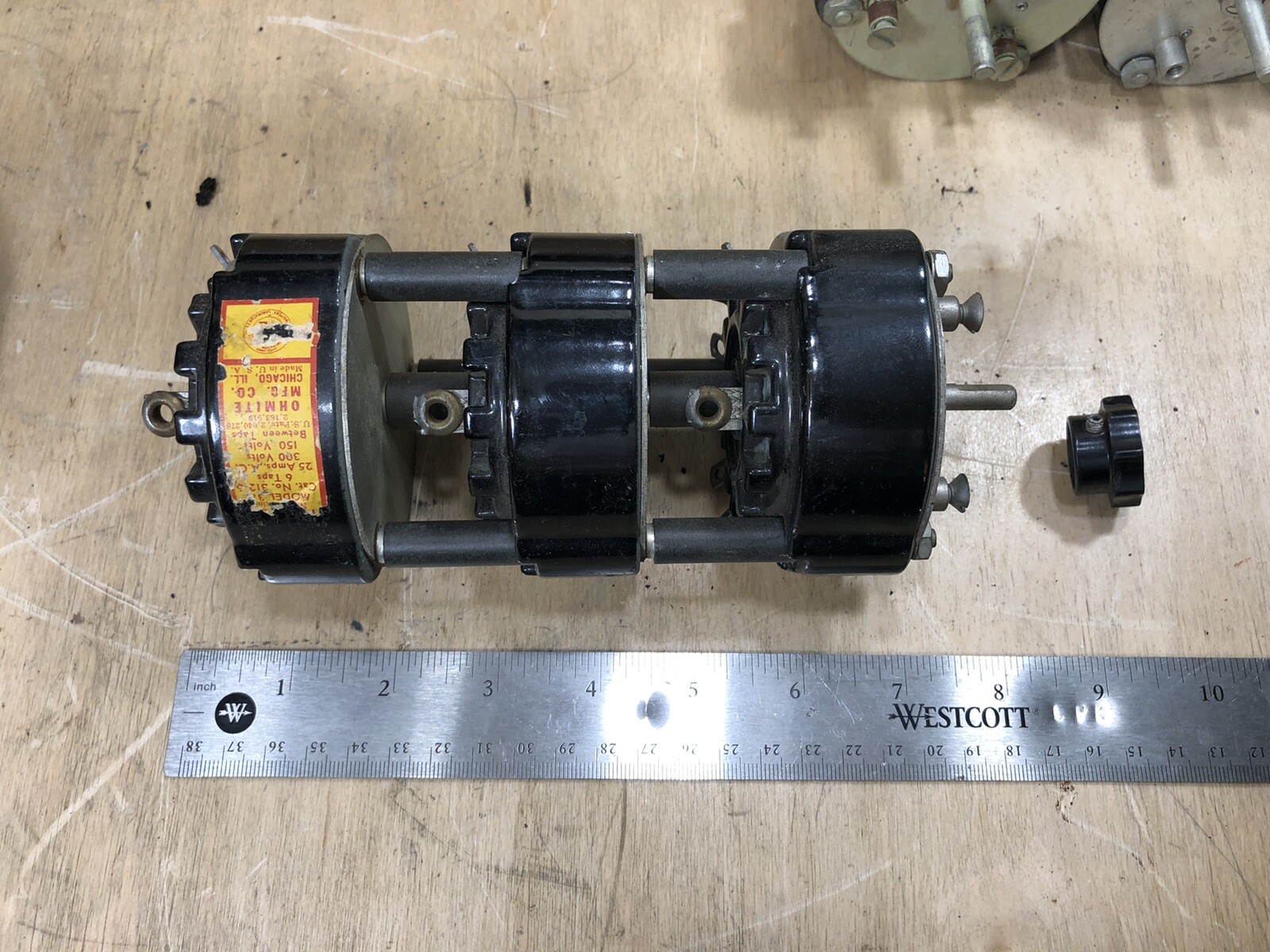 OHMITE POWER TAP SWITCH NON SHORTING 6 POSITION 3 Poles P/N 312-6 | eBay