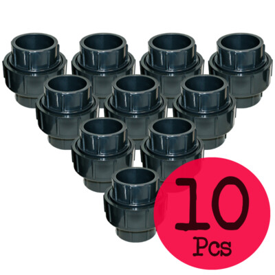 Lot Of 10 PCS. Sch 80 PVC 1 Inch Union Socket Connect | eBay
