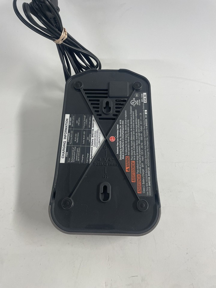 Hoover Air LIfe Battery Charger BH03200 Lithium Life for Bats: BH03100 ...