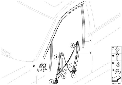 Lève Vitre BMW Série 3 E90 E91. 51337140587 neuf | eBay