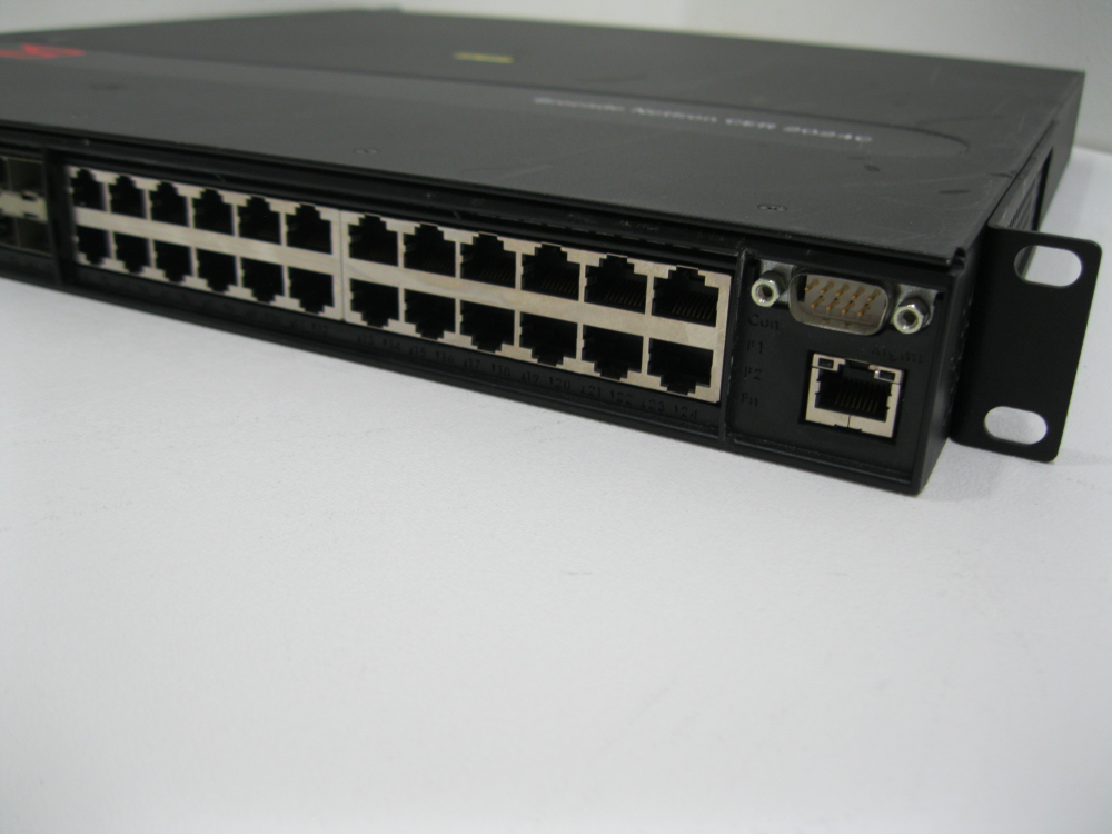 Brocade NI-CER-2024C-AC NetIron CER 2024C 24x RJ45 ports of 10/100/1000 ...