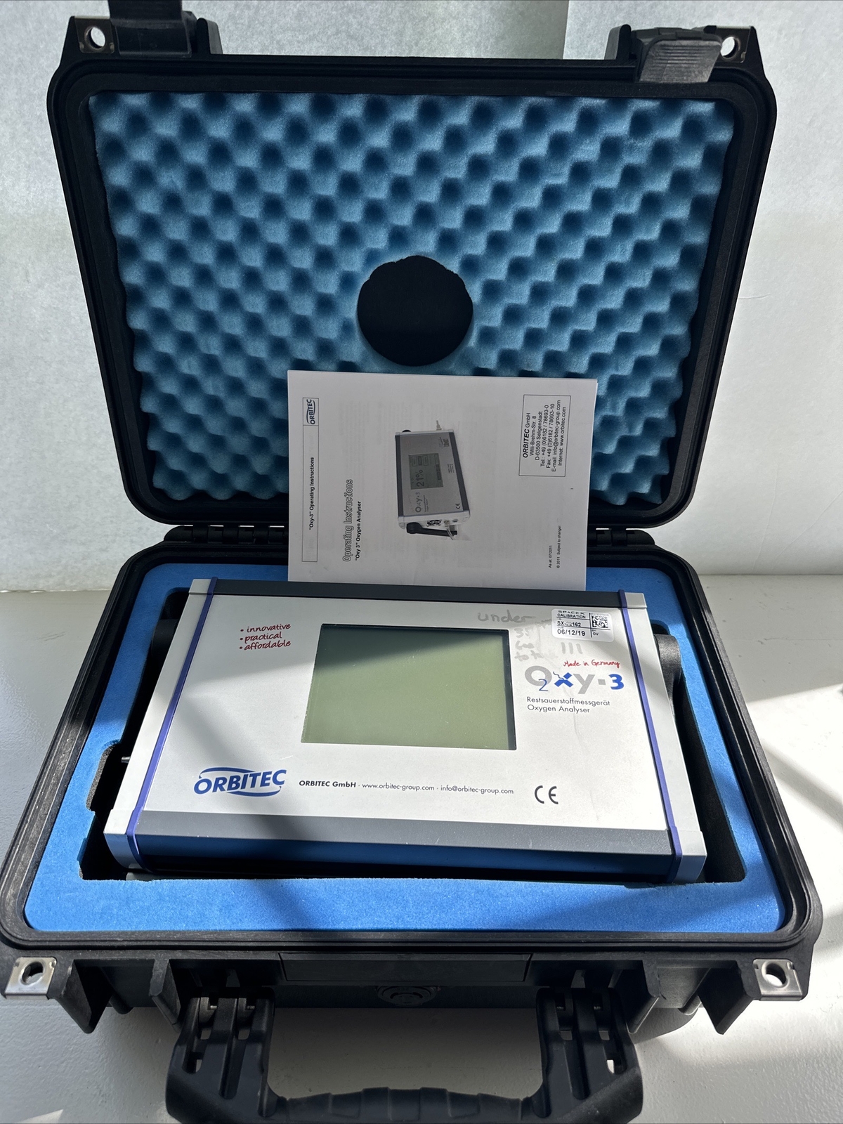 ORBITEC Oxy-3 Oxygen Analyser**Pre-owned** | eBay