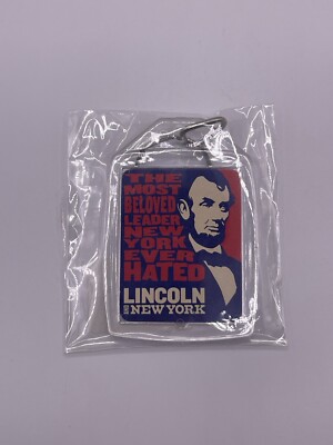 Abraham Lincoln New York President Novelty Keychain Collectible Famous ...