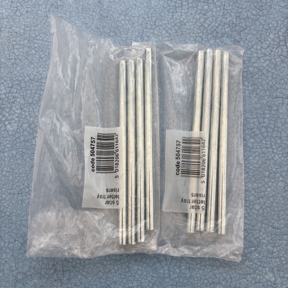 2 x 4 Packs Metal Risers Legs - Steel Metal Rods 115 mm - Letter Filing ...