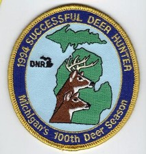 1994 Michigan Successful Deer Hunter Patch for sale online | eBay