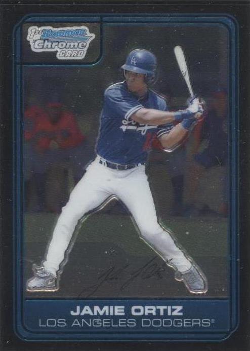 2006 Bowman Draft Picks & Prospects - Chrome Draft Picks Jamie Ortiz # ...