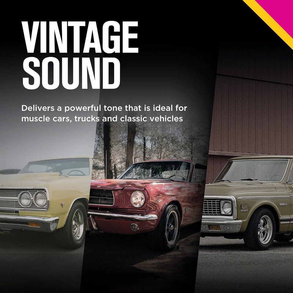 Thrush Glasspack Muffler Vintage Sound Heavy Gauge Steel Custom Fit 3.5 ...