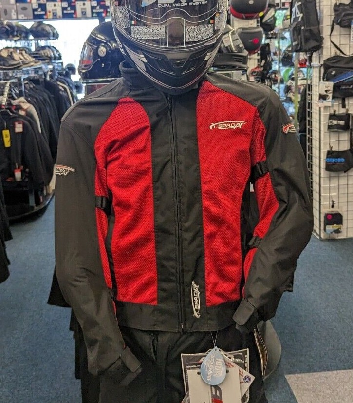 * HALF PRICE * SPADA AIRMOTO 2 MOTORCYCLE SUMMER VENTED MESH JACKET ...