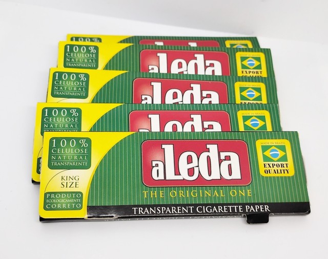 Aleda Rolling Papers Transparent King Size 40 Leaves Unflavored Pack of ...